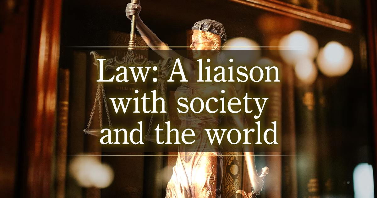 Law: A liaison with society and the world | Rediscovering KyotoU ...