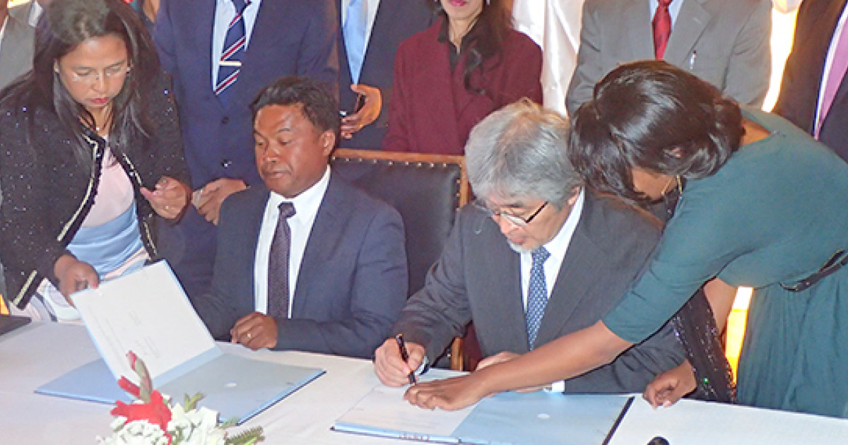 MoU established with the University of Antananarivo in Madagascar (21 ...