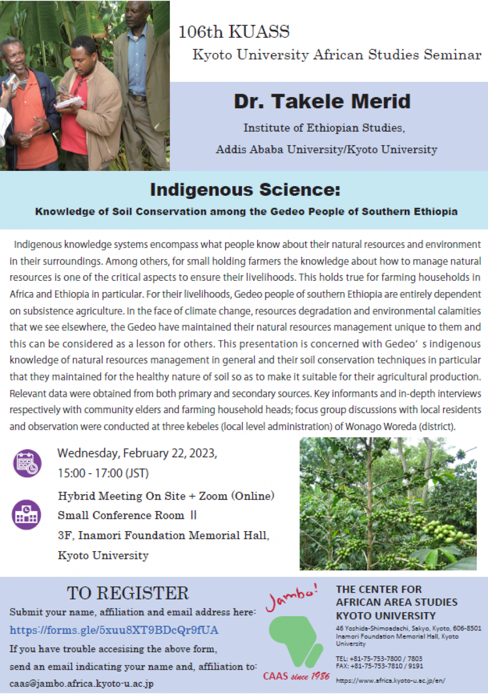 Indigenous Science: Knowledge of Soil Conservation Among the Gedeo ...